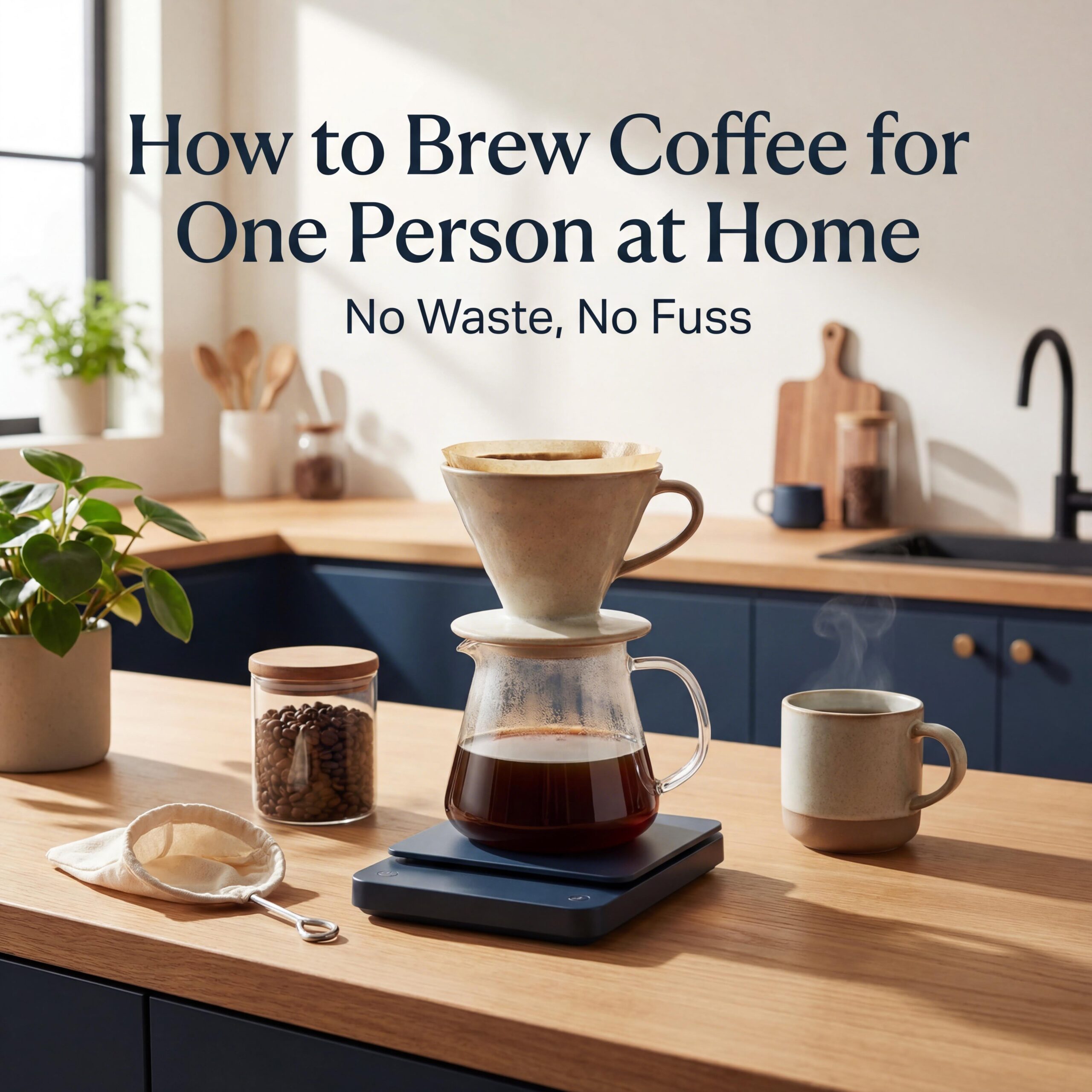 How to Brew Coffee for One Person at Home (No Waste, No Fuss) - Daily ...