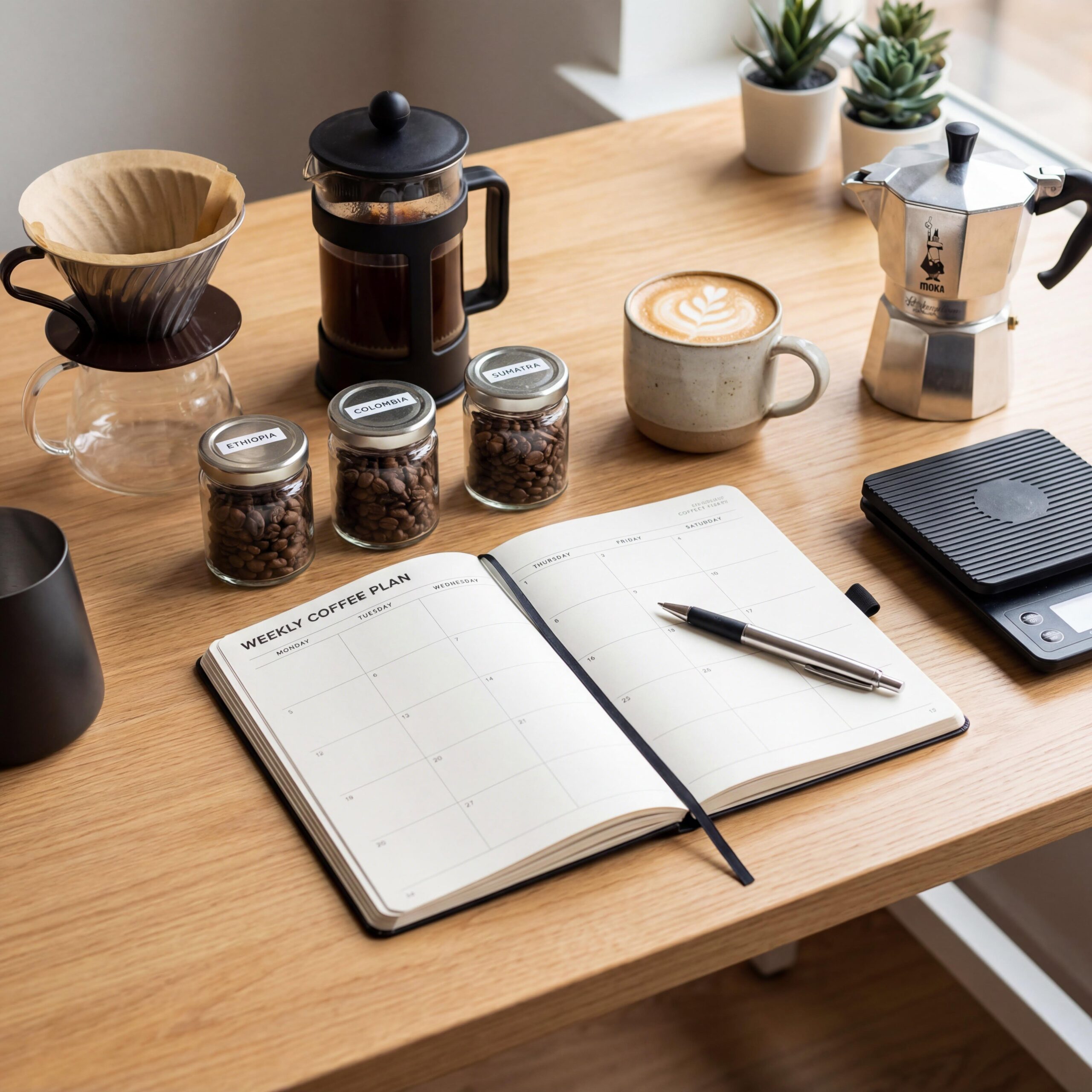 How to Plan a Weekly Home Coffee Menu (Rotate Beans and Methods ...